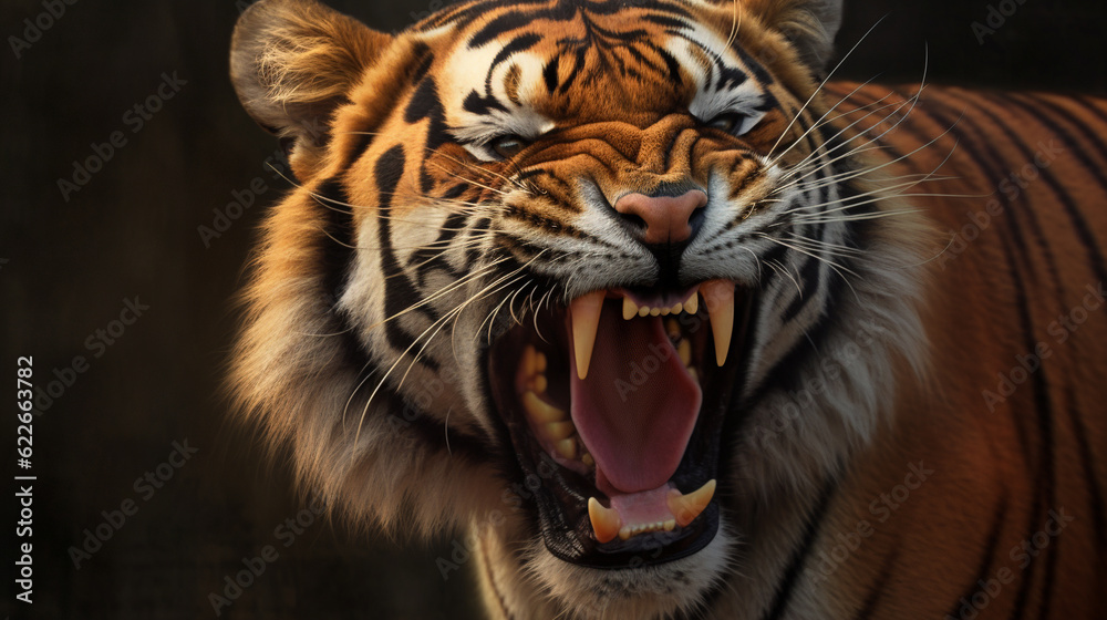 portrait of a tiger HD 8K wallpaper Stock Photographic Image Stock ...