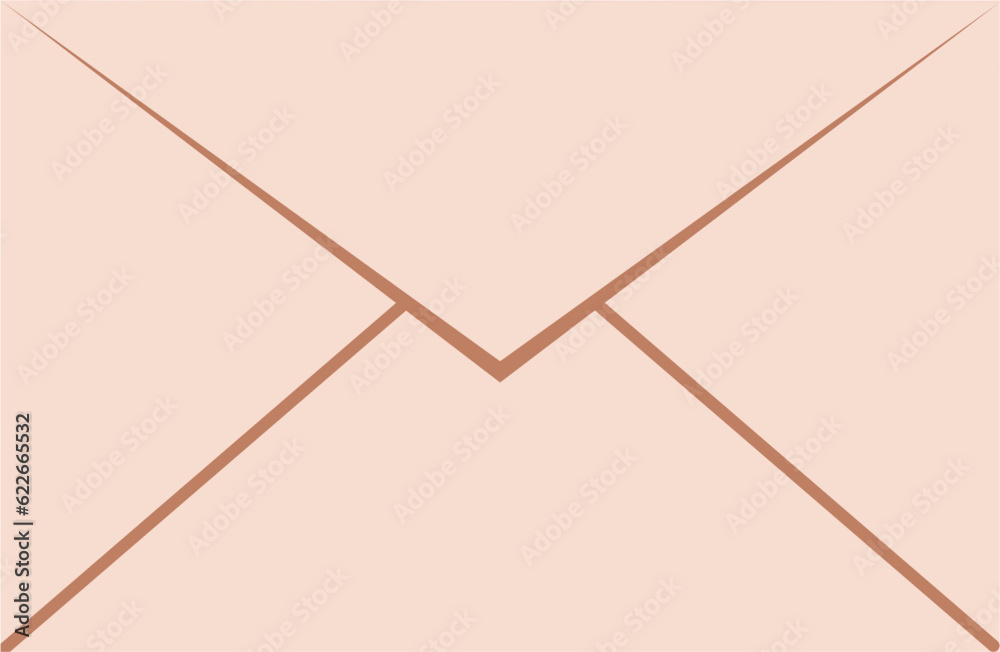 Aesthetic envelope Illustration, cute love letter Stock Vector | Adobe ...