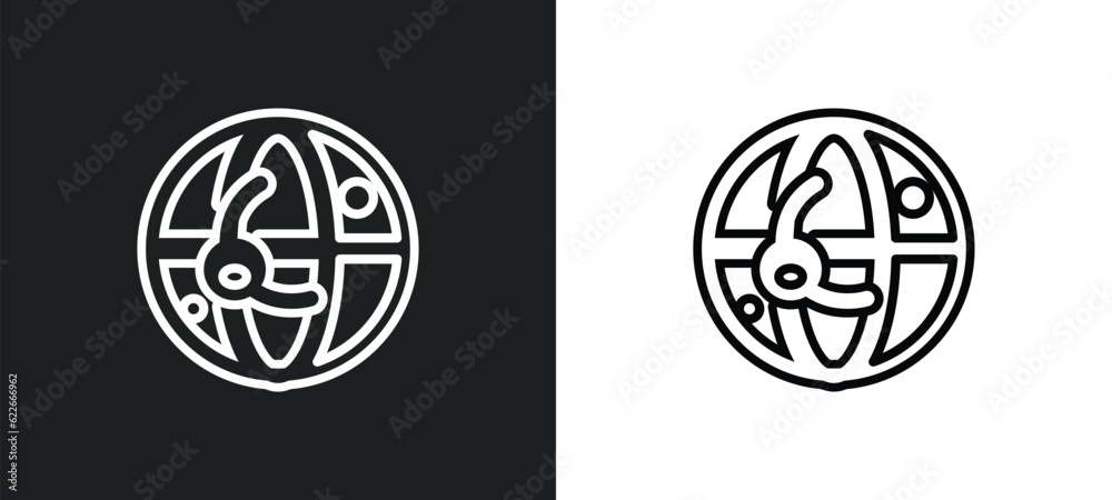 data analytics lines on spherical grid outline icon in white and black ... data analytics lines on spherical grid outline icon in white and black ...