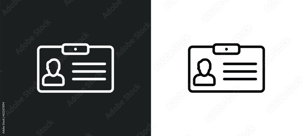 visitor outline icon in white and black colors. visitor flat vector ...