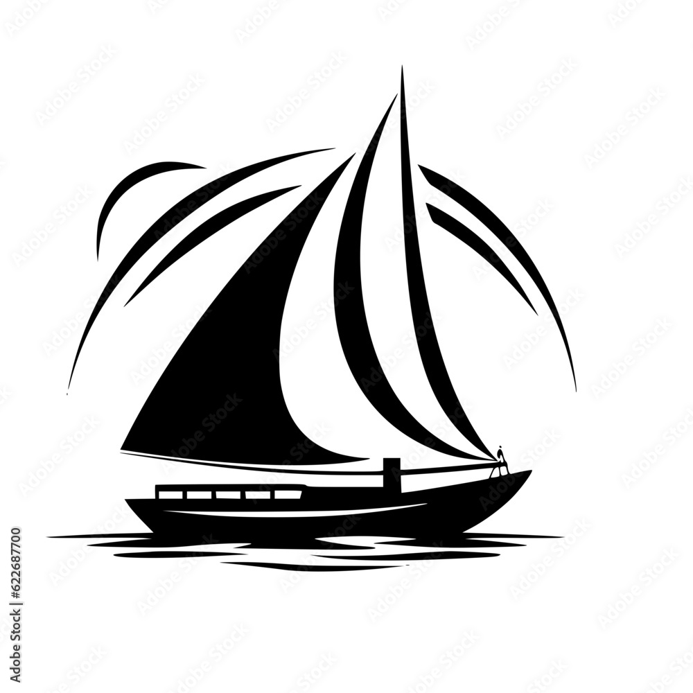 boat outline, ship outline, boat vector, ship vector, boat logo, ship ...
