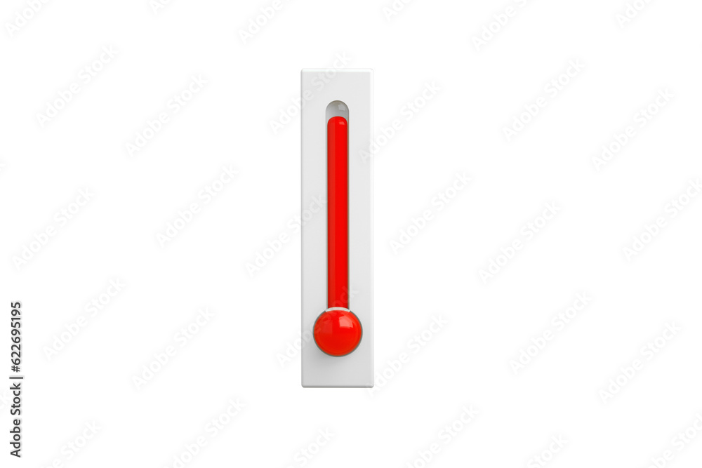 celsius and fahrenheit thermometerisolated on transparent background ...