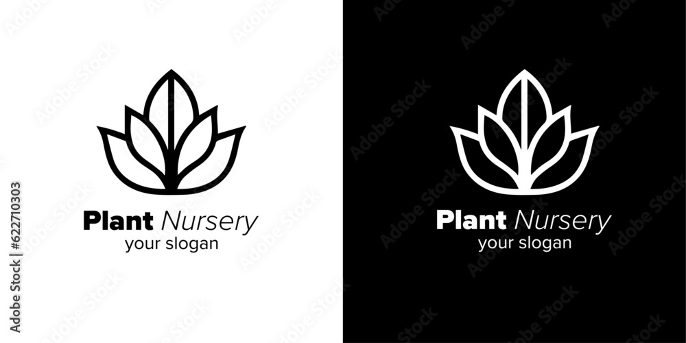 Inspire Sustainability with our Plant Nursery Logo Design Templates ...