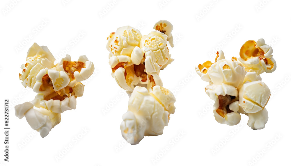 Popcorn On Transparent Background Png Ai Generated Stock Illustration ...