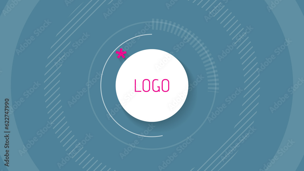 MoGraph Lines Logo Reveal Шаблон Stock | Adobe Stock