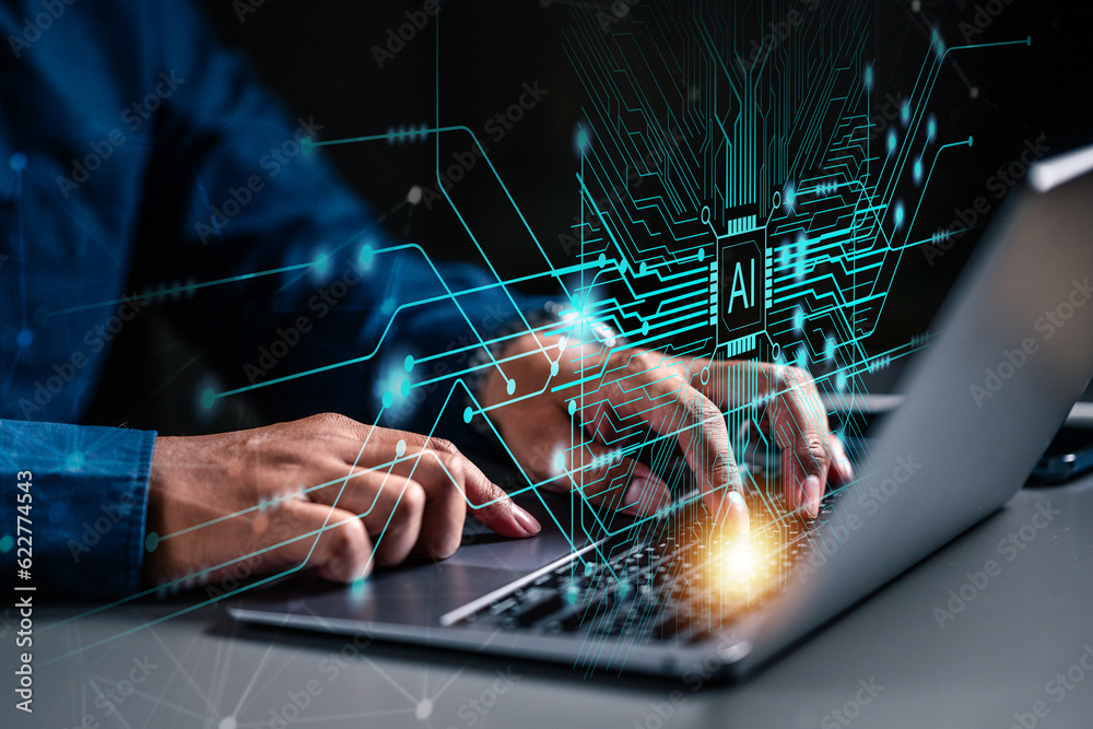 Foto de businessman, technology, ai, artificial intelligence ...