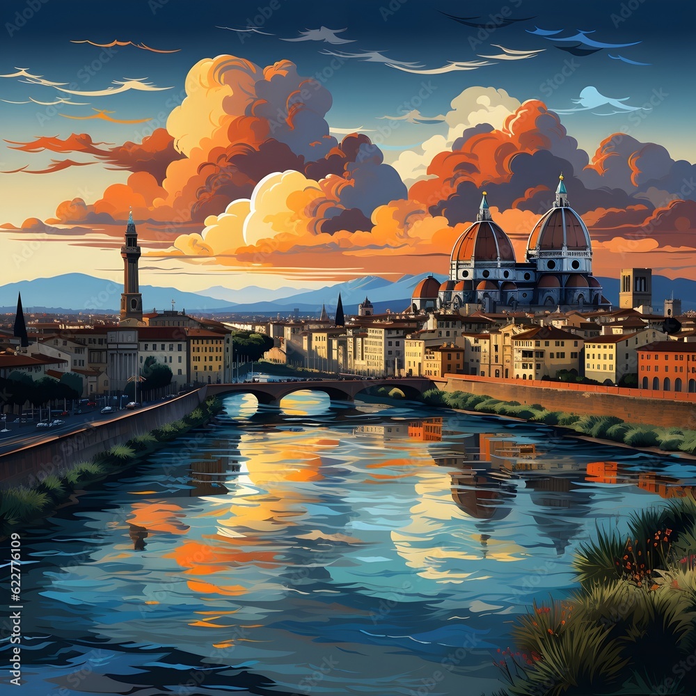 Photo & Art Print Florence, Italy captures its iconic and timeless ...