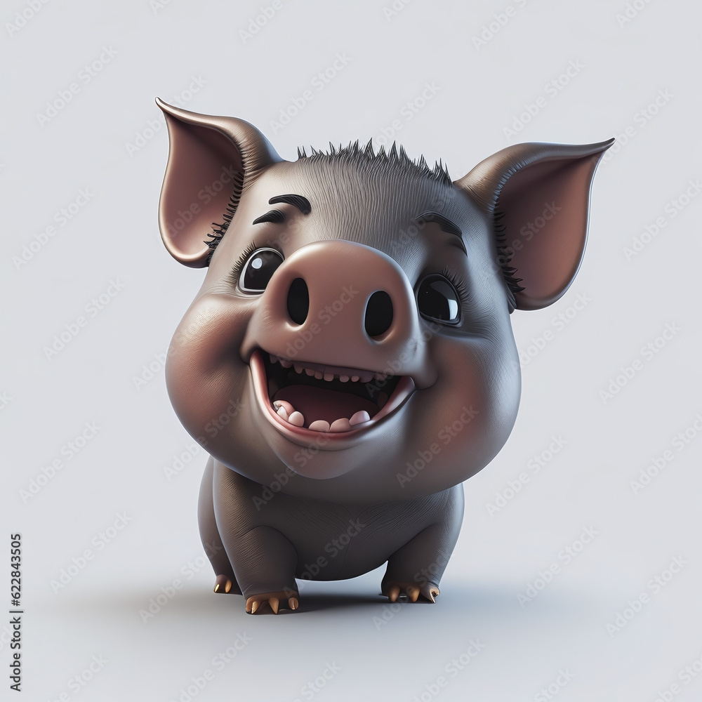 Cute Mini Pig Svg & Png Decor Bundle for show pig face baby shower ...