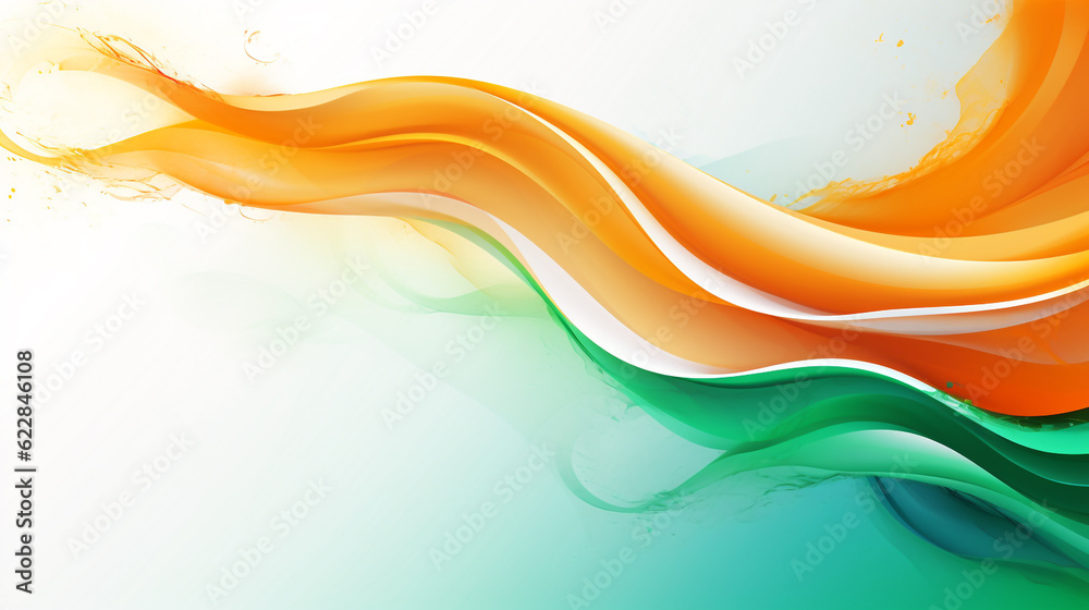 Indian National Flag Background Independence Day Stock Illustration ...