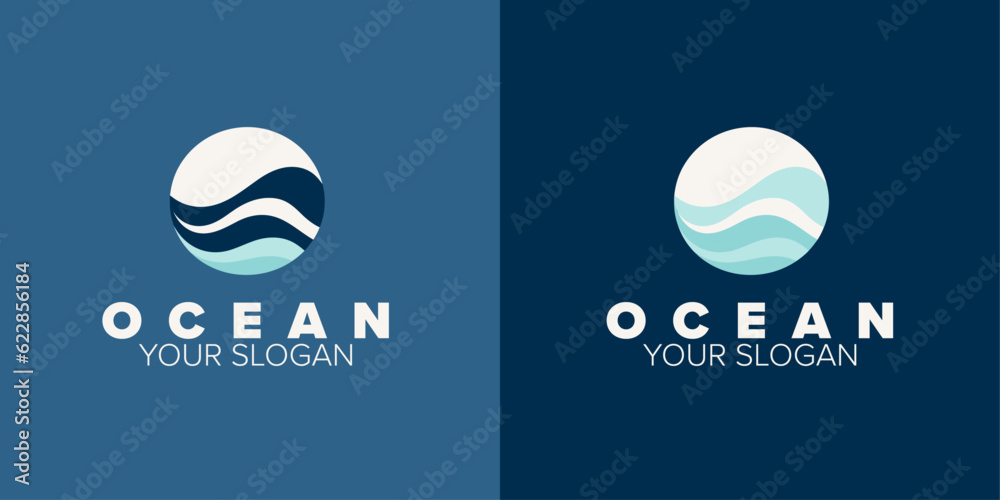 Sea Ocean Logo Vector: Contemporary and Versatile Design for Aquatic ...