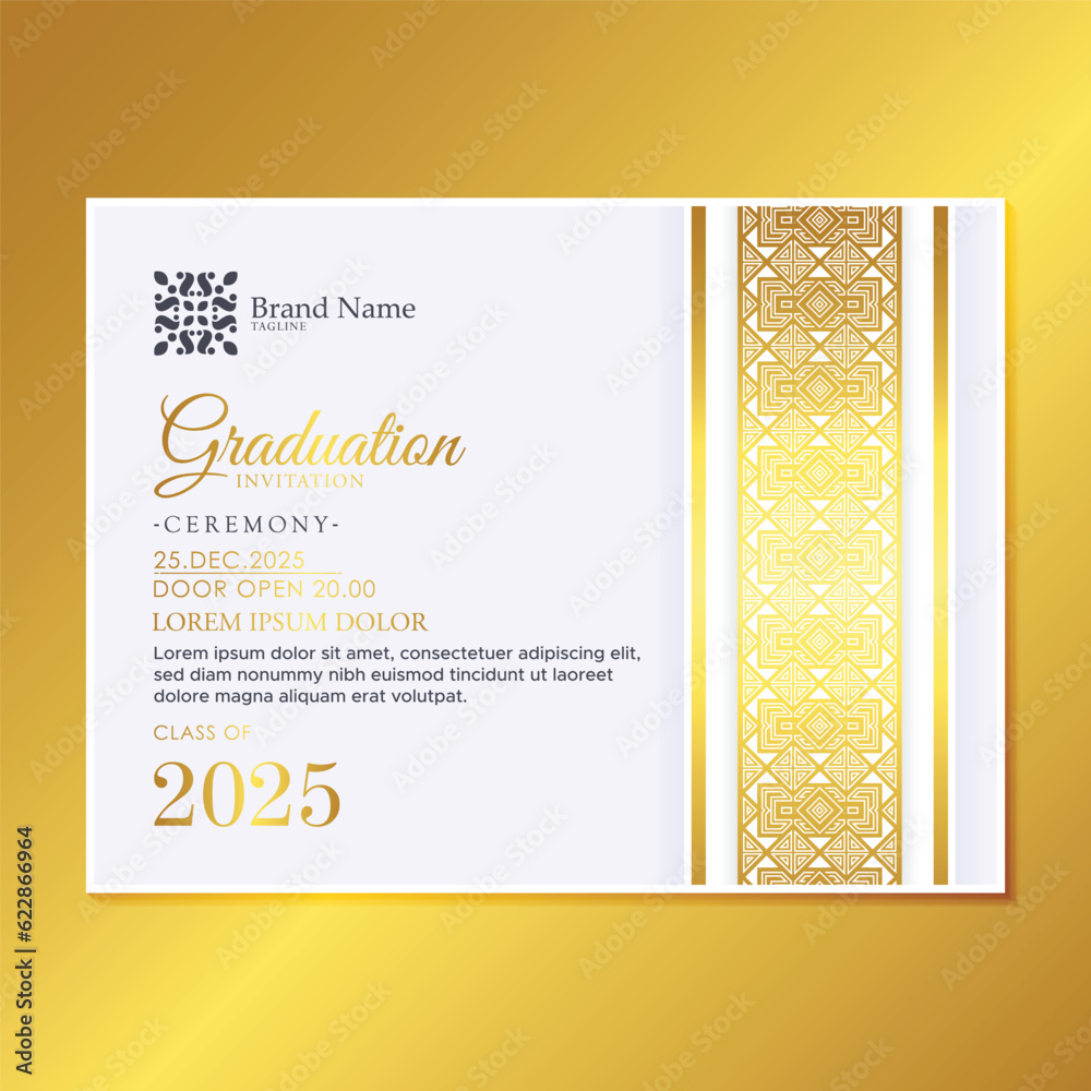 Elegant Graduation Invitations Templates