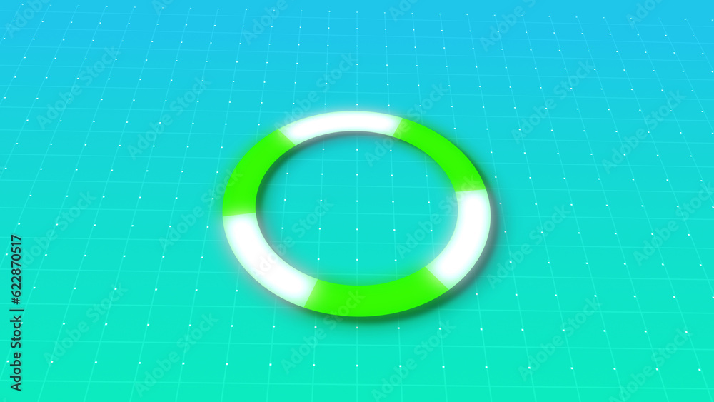 SIMPLE AND CLEN LOADING ANIMATION WITH DIGITAL DOTS GRID MOVING IN BG ...