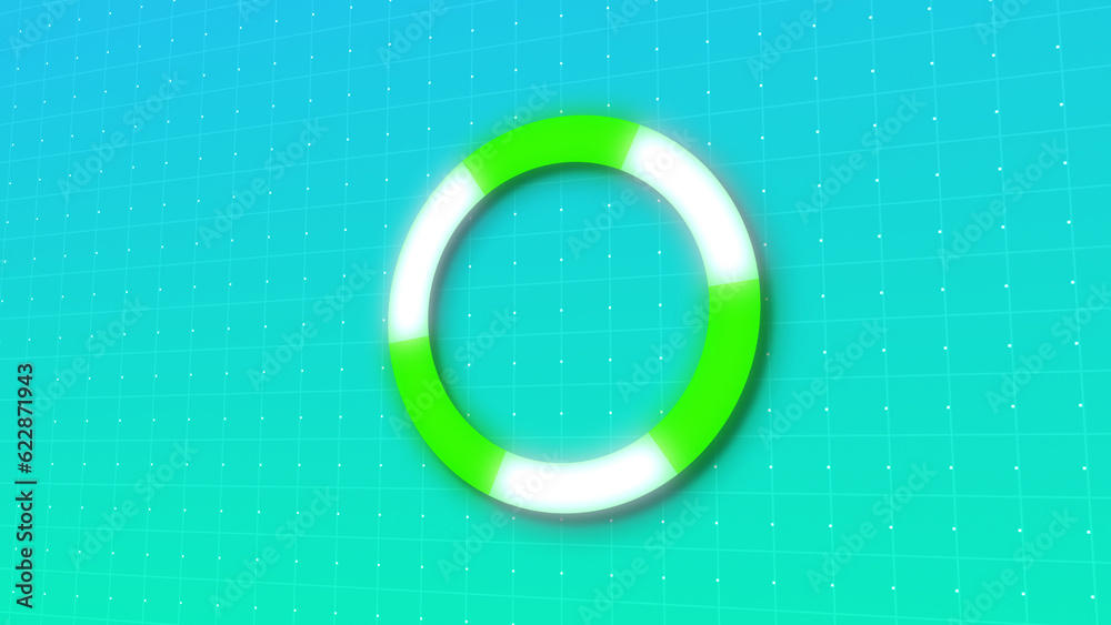 SIMPLE AND CLEN LOADING ANIMATION WITH DIGITAL DOTS GRID MOVING IN BG ...