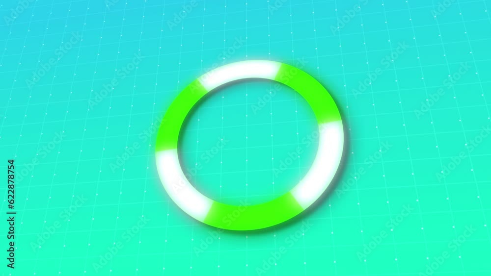 Vídeo do Stock: 4K SIMPLE AND CLEN LOADING ANIMATION WITH DIGITAL DOTS ...