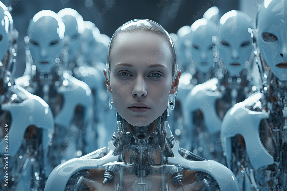 Army of cloned people. War and cloned soldiers. Replacing people with ...