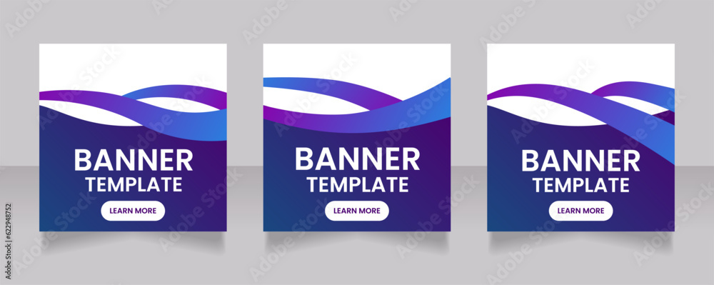 Conference organization service web banner design template. Vector ...