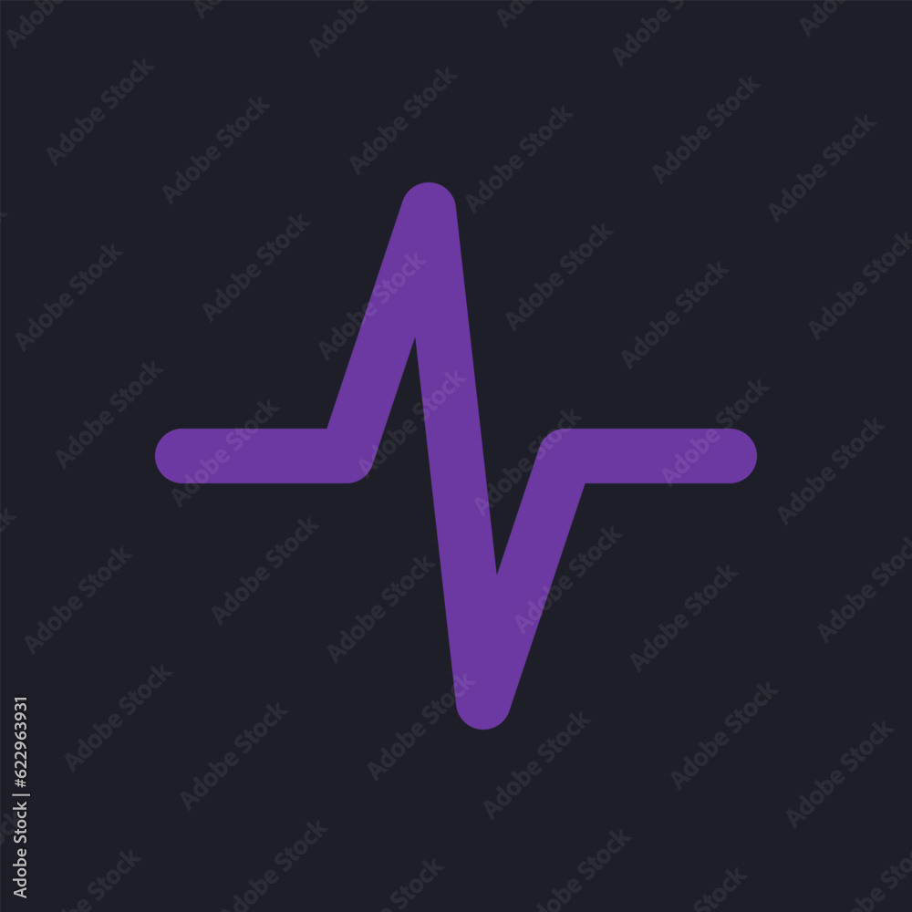 Heartbeat animation effect flat gradient fill ui icon for dark theme ... Heartbeat animation effect flat gradient fill ui icon for dark theme ...
