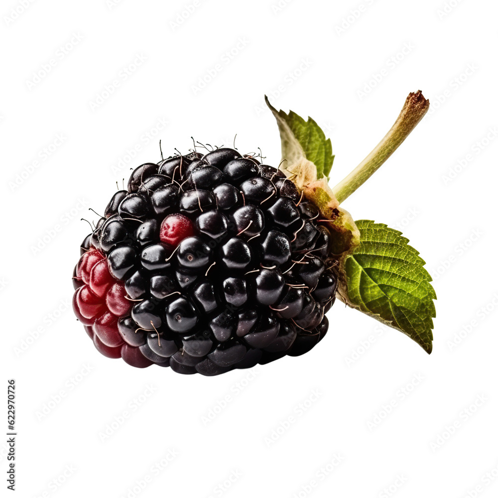 Boysenberry, isolated on transparent background. Stock Photo | Adobe Stock