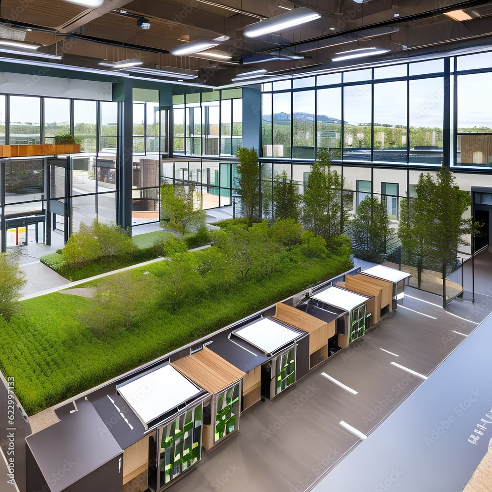 223 A sustainable educational center with eco-friendly classrooms ...
