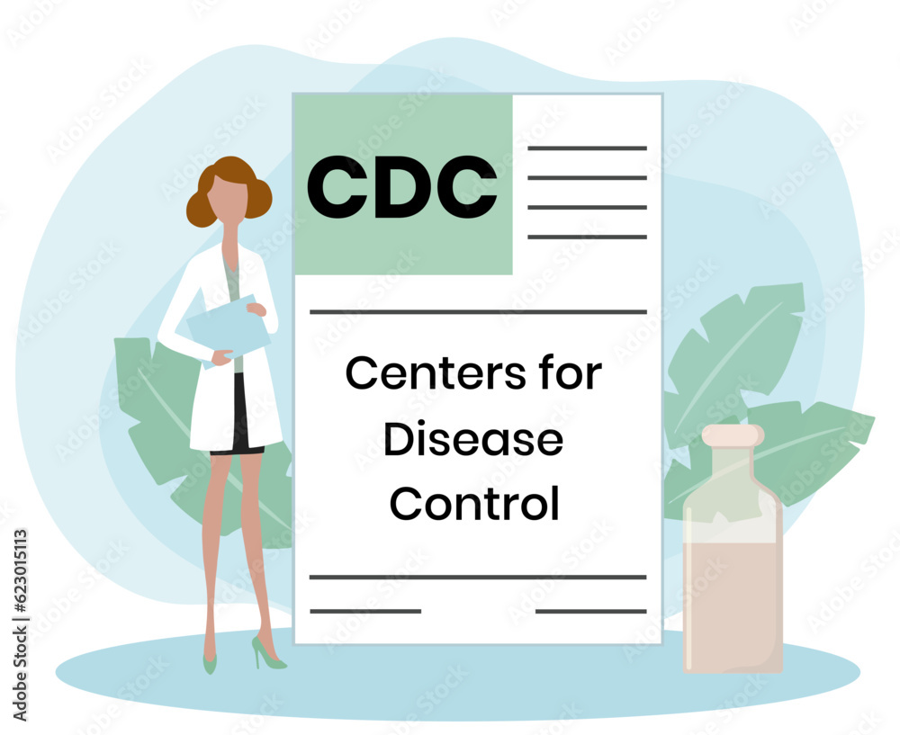 CDC - Centers for Disease Control acronym business concept background ...