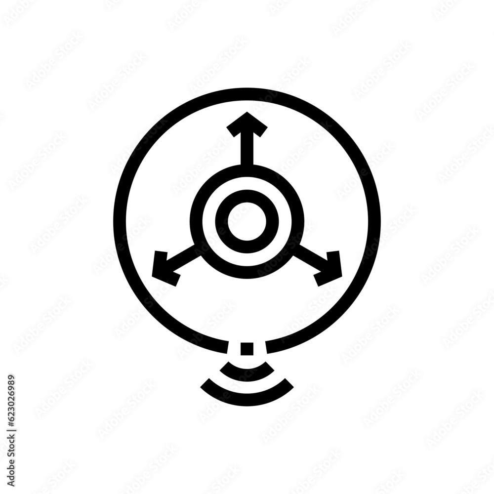 Accelerometer Sensor Icon
