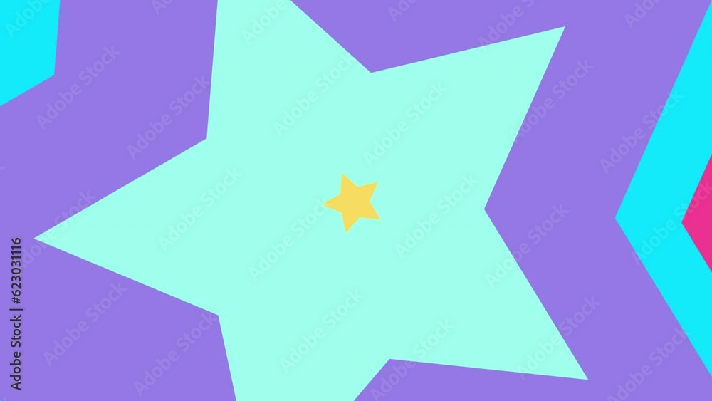 4K INFINITE STAR TRANSITION. STAR WIPE. SEAMLESS INFINITE STARS ...