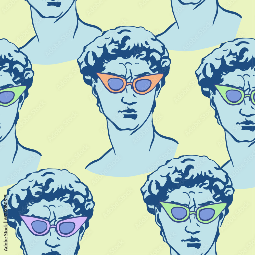 Art Pattern David Pop Art Fabric Pattern Textile Design Sculpture