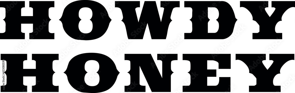 Howdy Honey SVG Cut File for Cricut and Silhouette, EPS Vector, PNG ...