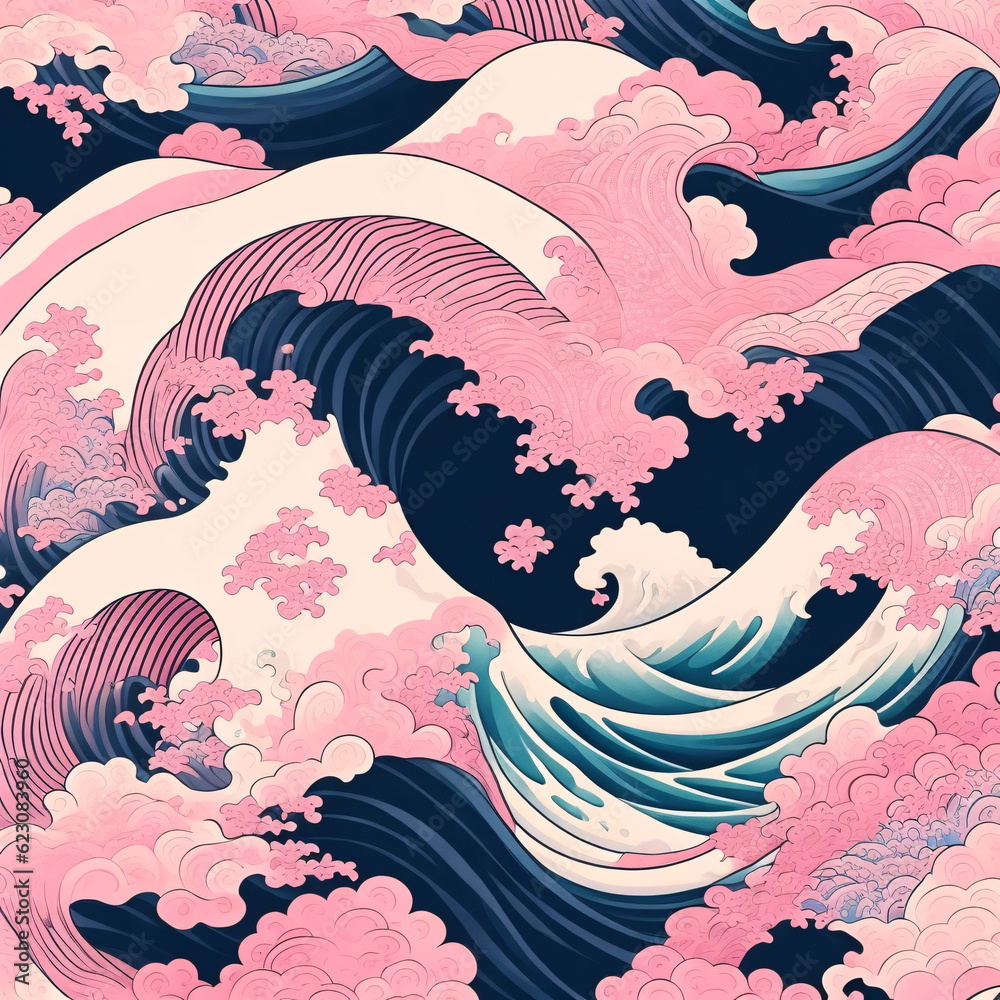 Ilustracja Stock: ukiyo-e art, Japanese woodblock prints, Edo period ...