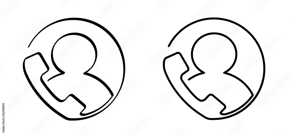 Cartoon help desk icon. Customer service pictogram. Headphone for ...