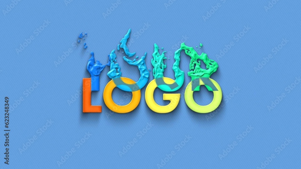 Liquid Logo Reveal Stock Template | Adobe Stock