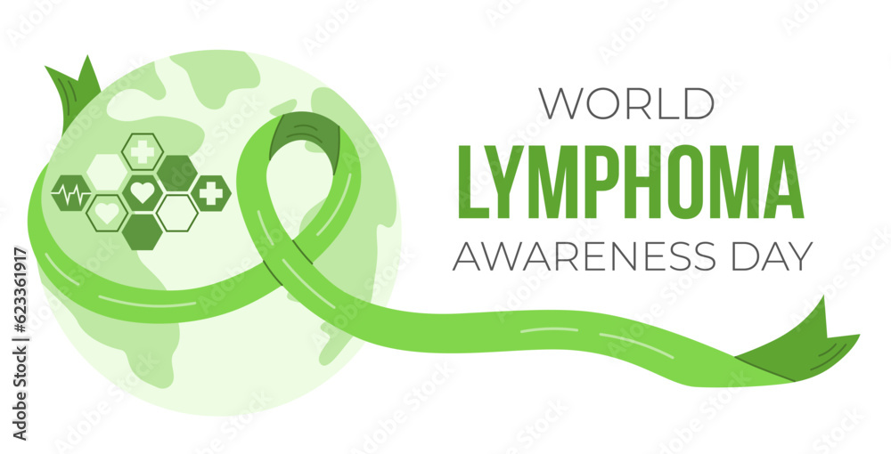 World Lymphoma Awareness Day, 15 September. Poster to raise awareness ...