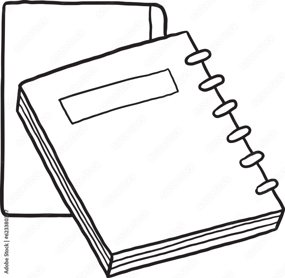 note book patched practice draw cartoon doodle kawaii anime coloring ...