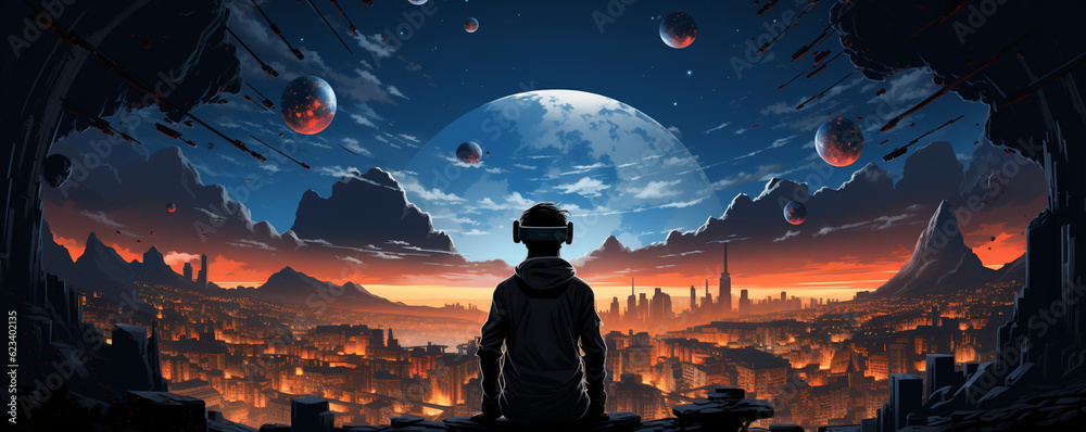 Virtual Enigma: Exploring Futuristic Game Realms Amidst a Geopolitical ...