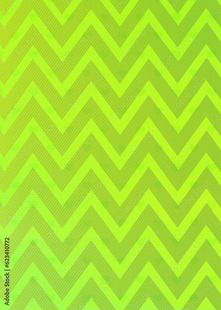 Green zig zag wave pattern abstract vertical background illustration. Backdrop, Simple Design ...