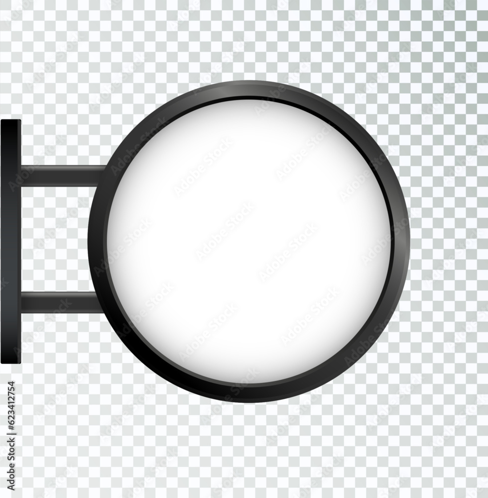 Light box. Street sign hanging mounted on the wall. Office interior ...