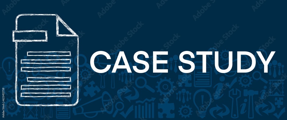 Case Study File Symbol Business Symbols Texture Blue ilustración de ...