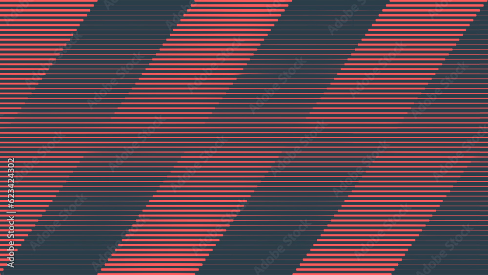 Linear Half Tone Pattern Vector Texture Red Black Oblique Striped Dynamic Abstraction Retrowave