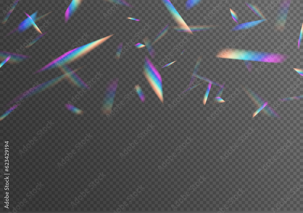 Light streak overlay pattern designs. Set Rainbow crystal light leak ...