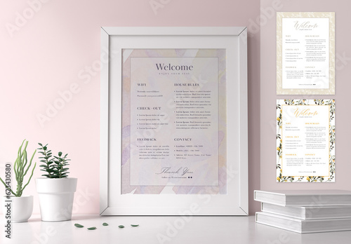 House Rules Chart Template