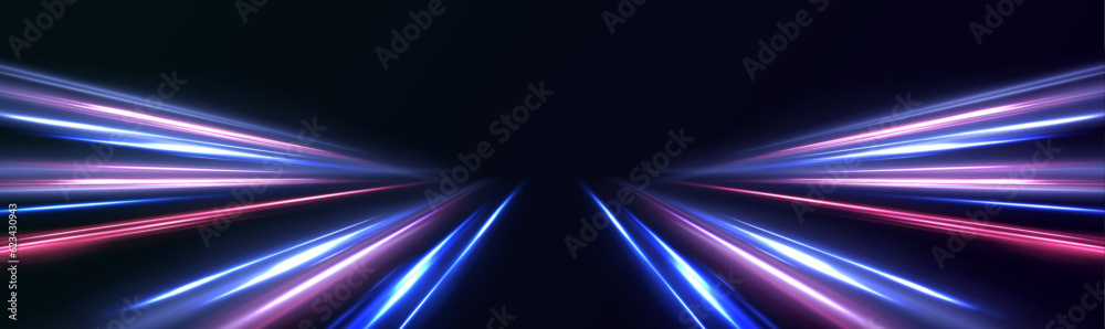 Laser beams luminous abstract sparkling isolated on a transparent ...