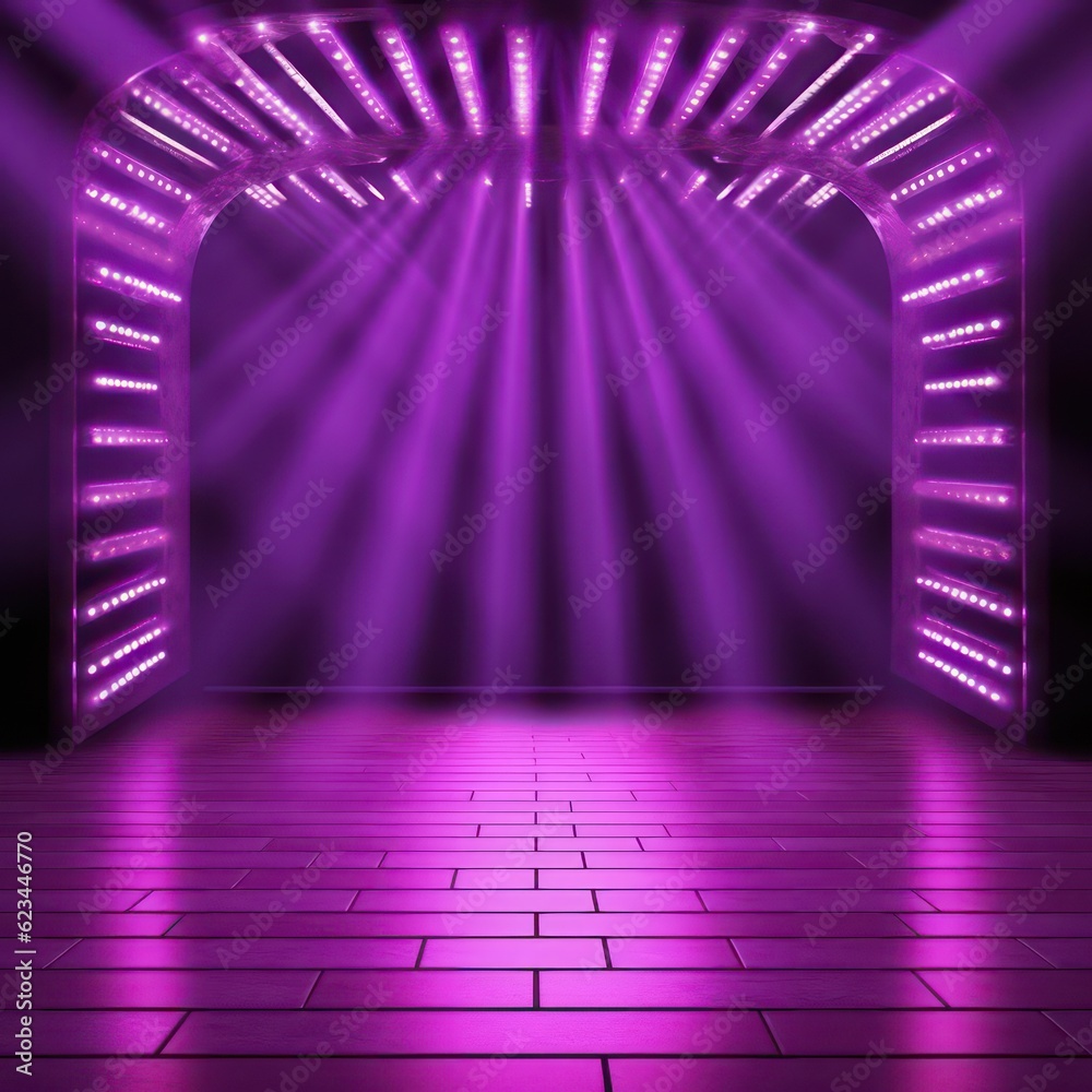 Purple stage background Stock Photo | Adobe Stock