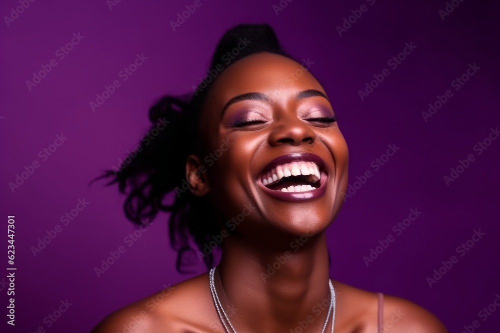 Medium shot portrait photography of a happy girl in her 30s wearing a ...