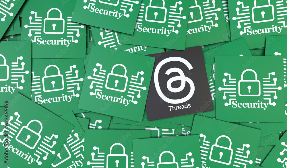Foto de threads, threads security logo, social media image - social ...