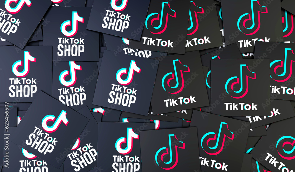 tiktok, tiktok shop logo, social media image - social media visual ...