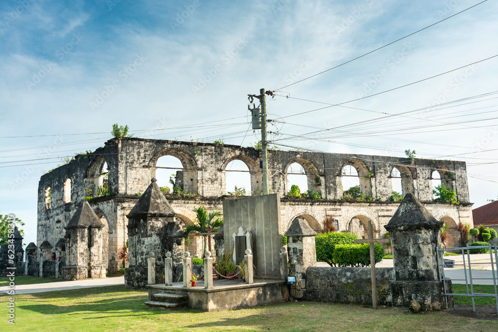 Foto de The Cuartel Ruins,former Spanish barracks,in late afternoon ...