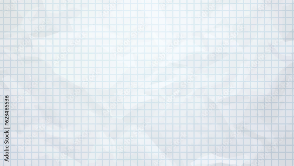 wrinkled paper list with blue cell grid Stock Vector | Adobe Stock