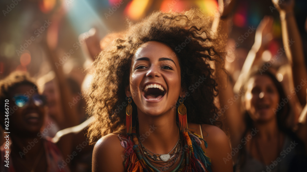 Generative AI - Capturing the Exuberant Joy: A Vibrant Celebration of ...