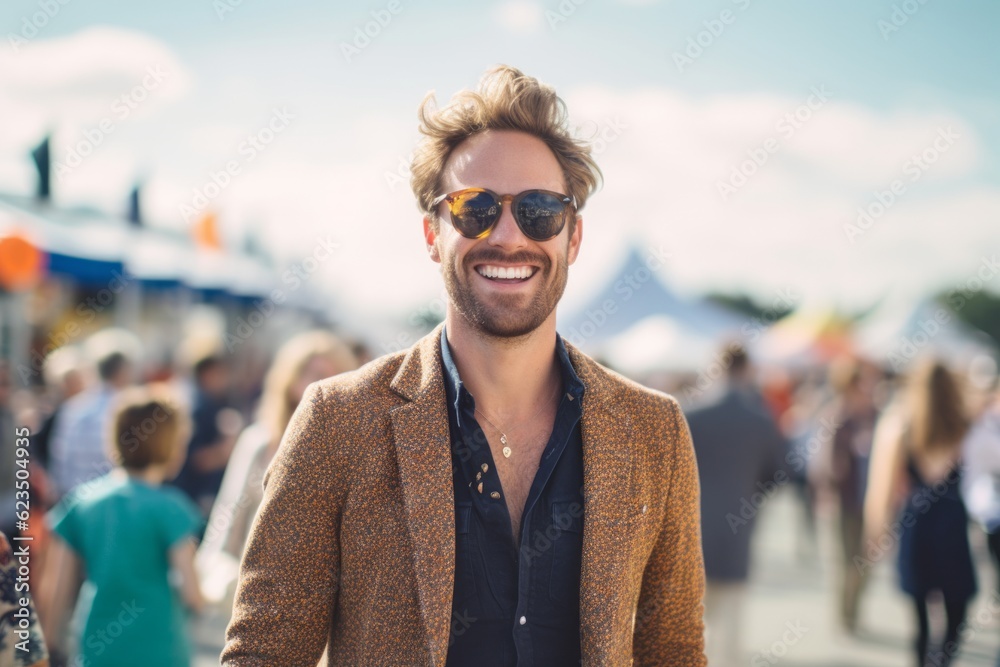 Lifestyle portrait photography of a happy boy in his 30s wearing a ...