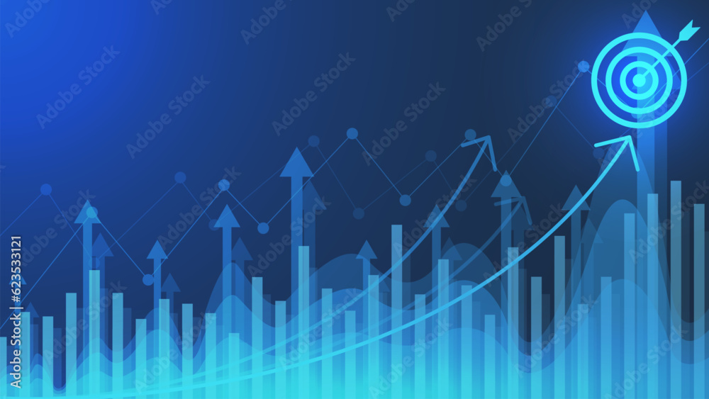 Business analyzing and calculating financial for company finance report ...